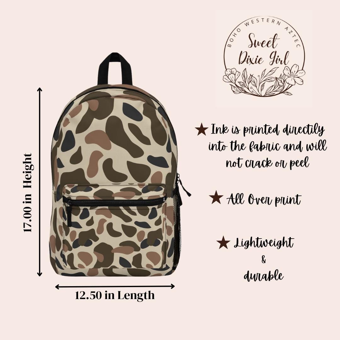 Trendy Black and White Check Print Bookbag/preppy School Backpack ...