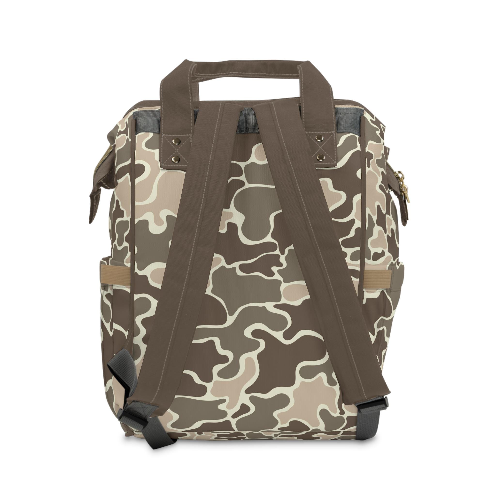 Marsh Camo Backpack: Nylon Travel Diaper Bag - Etsy