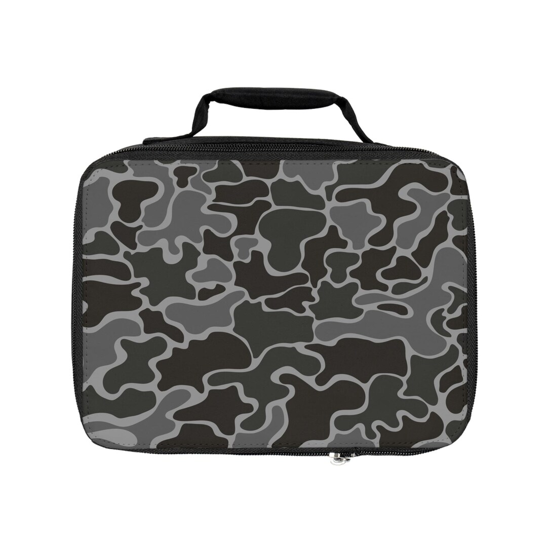 Gray Camo Lunch Bag/kids Camo Lunch Bag/camouflaged Snack Bag/kids ...