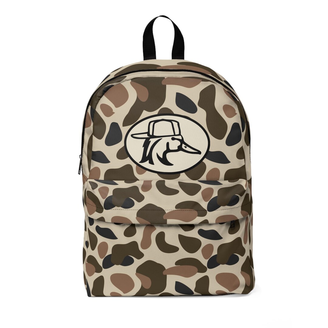 Camo "redneck Duck" Large Backpack/camo Bookbag/trendy Camouflaged ...