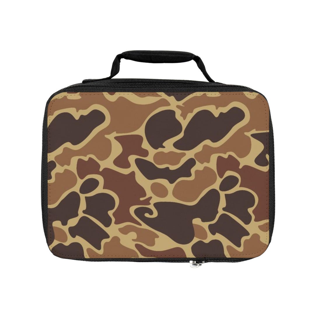 Camo Lunch Bag/kids Woodland Camo Lunch Bag/camouflaged Snack Bag/kids ...