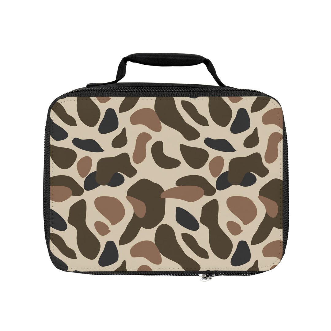 Camo Lunch Bag/kids Camo Lunch Bag/camouflaged Snack Bag/kids Insulated ...