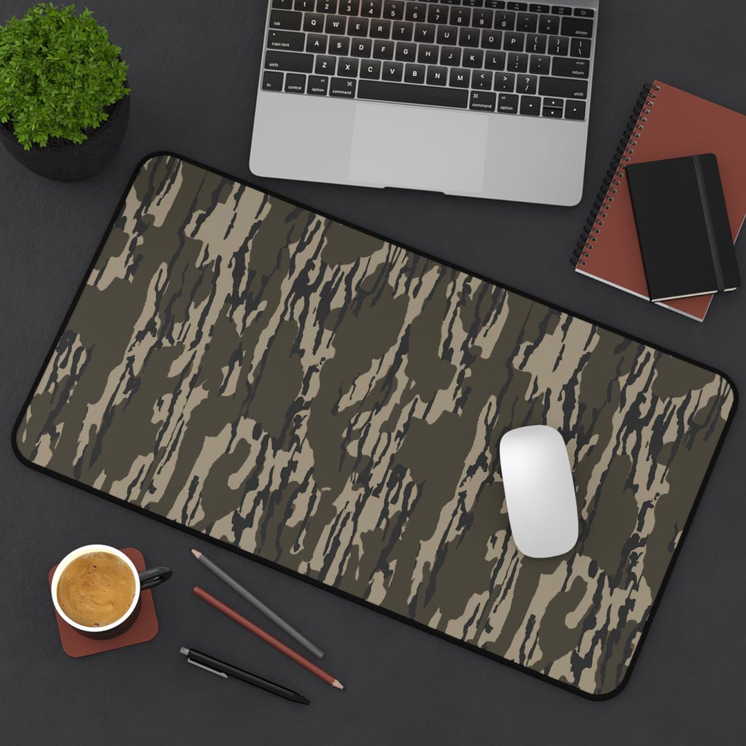 Tree Camo Desk Mat, Camouflage Office Gaming Mouse Pad - Etsy