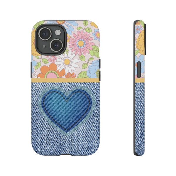 Denim Phone Case - Etsy