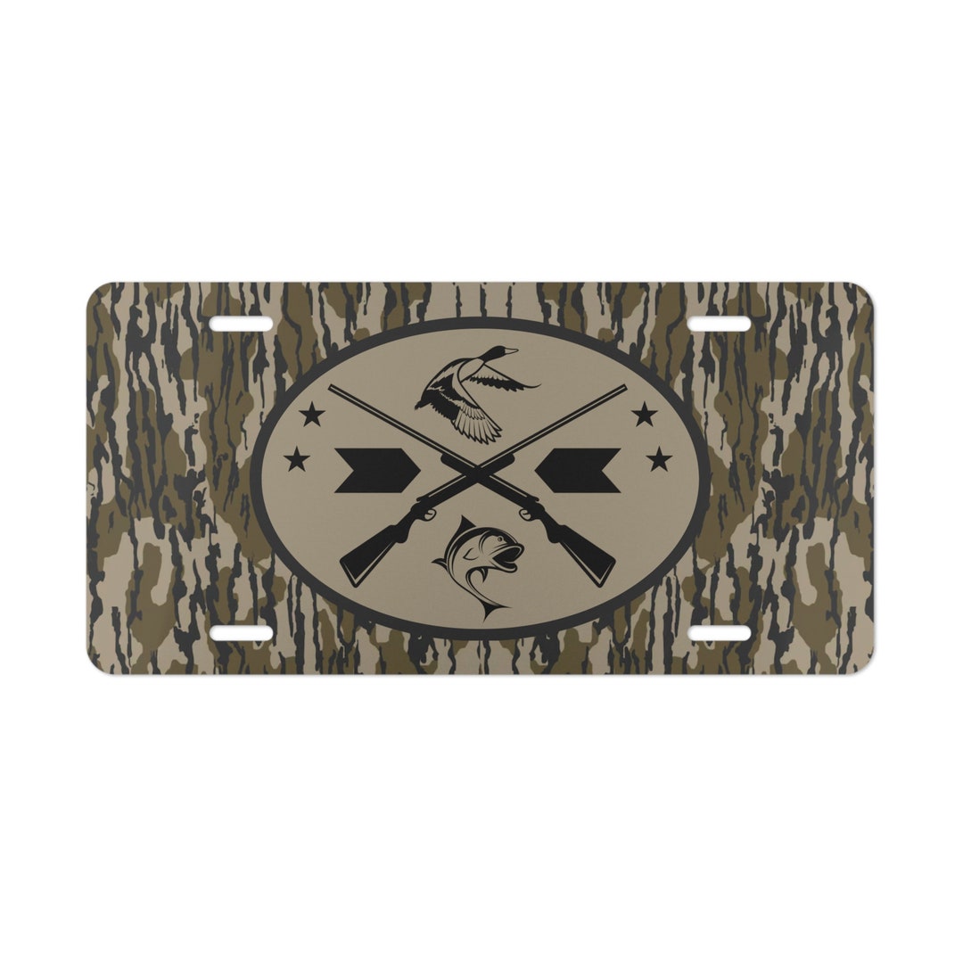 Camo Fish Duck Hunting Vanity Plate/hunting License Plate/country Life ...