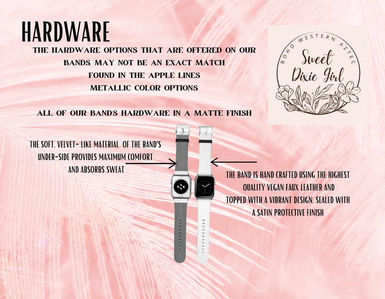 Lilly Inspired Floral Paisley Pattern Apple Watch Band/tropical Island ...