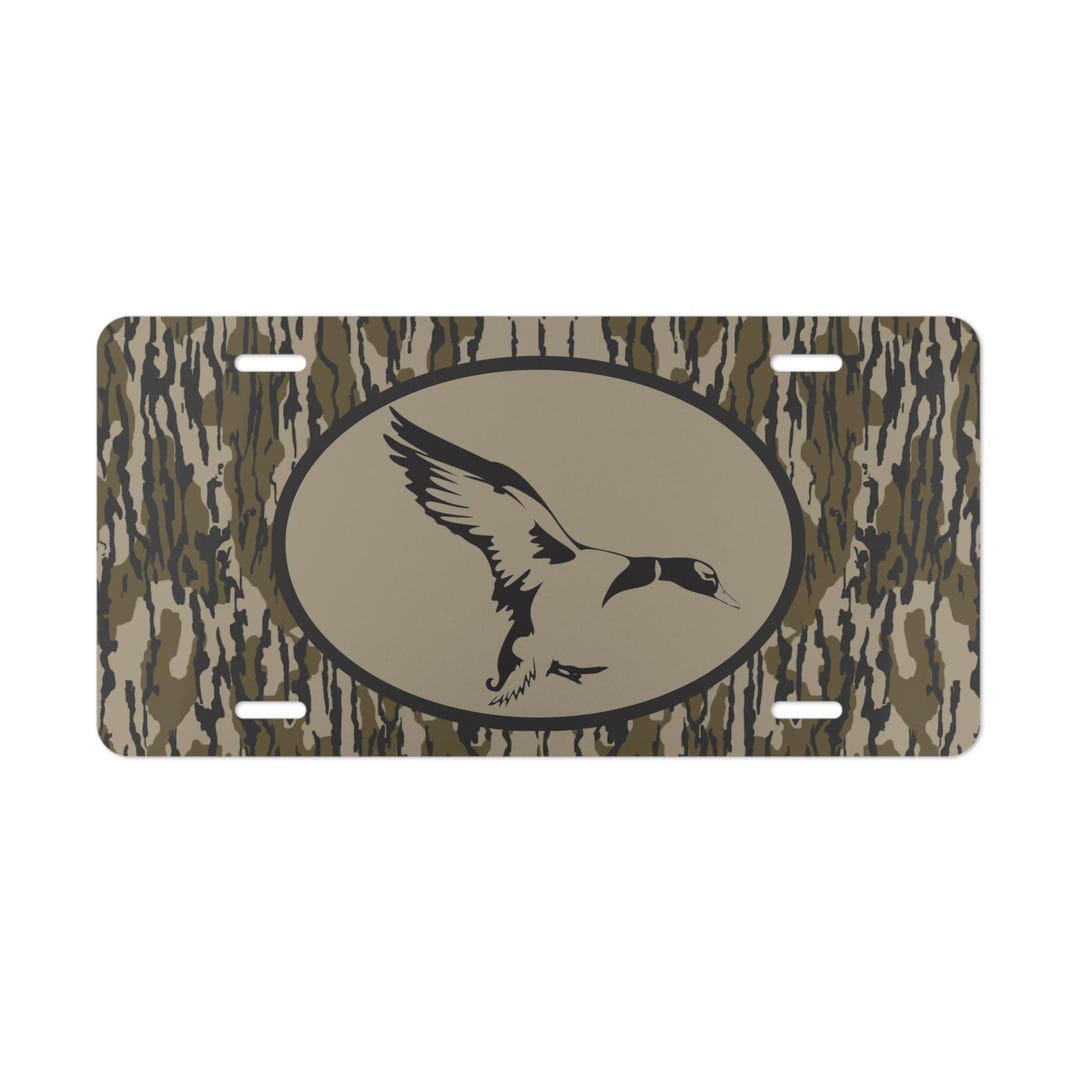 Camo Vanity Plate/prairie Red Farms Duck Hunting License Plate/country ...