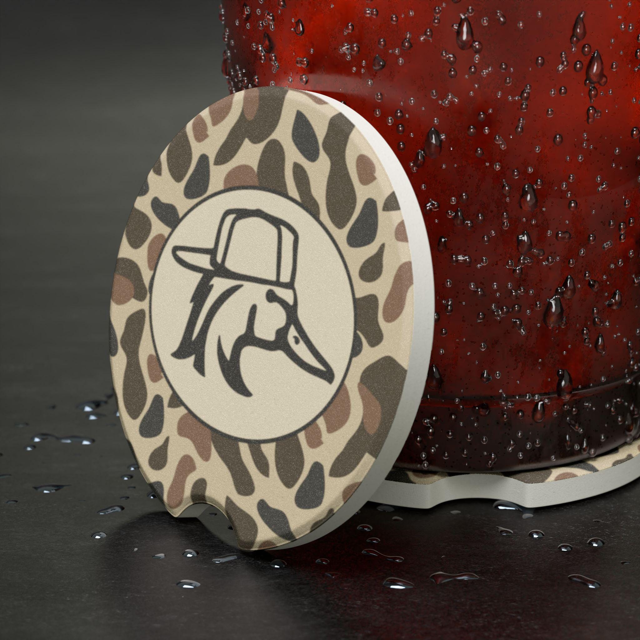 Dixie Camo "redneck Duck" Soapstone Car Coaster: Hunting Gift, Truck ...
