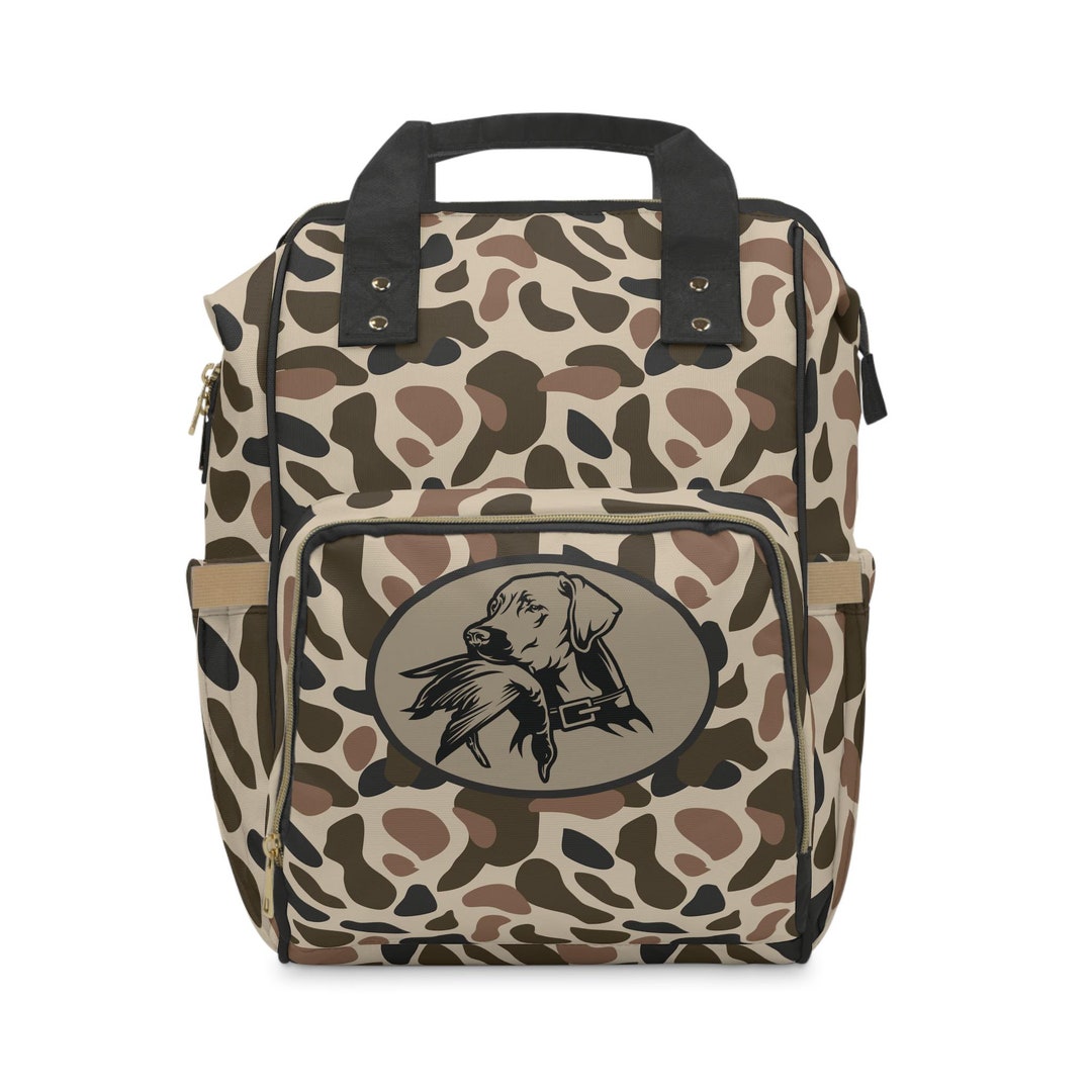 Camo "duck Dog" Backpack/hunting Dog Camo Diaper Bag/duck Dog Hunting ...