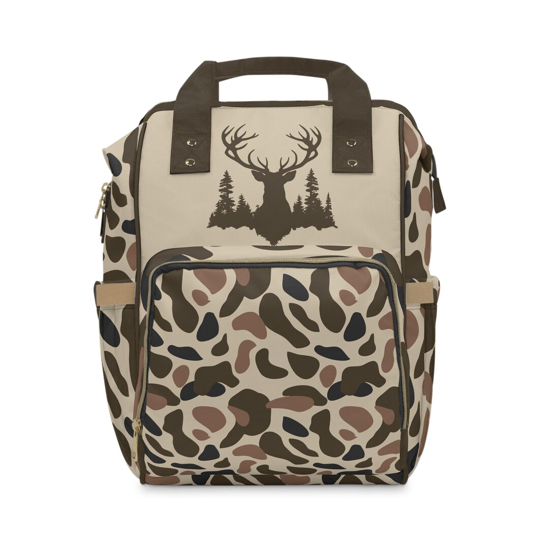 Camo Deer Diaper Backpack/deer Hunting Camo Diaper Bag/camo Travel Bag ...