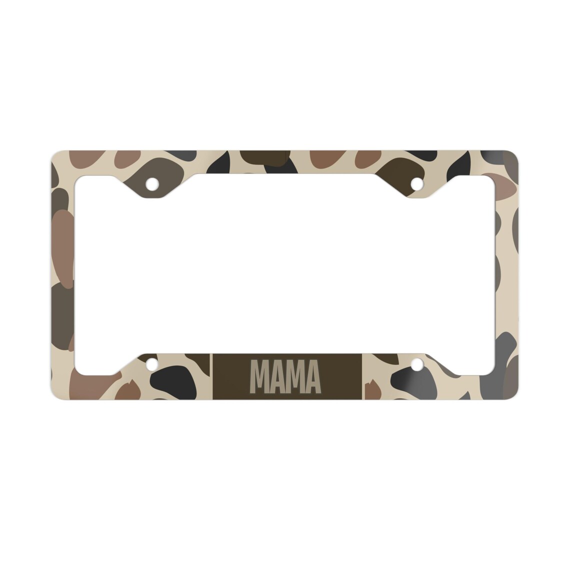 Dixie Camo "mama" License Plate Frame: MOM Country Life Vehicle Tag - Etsy