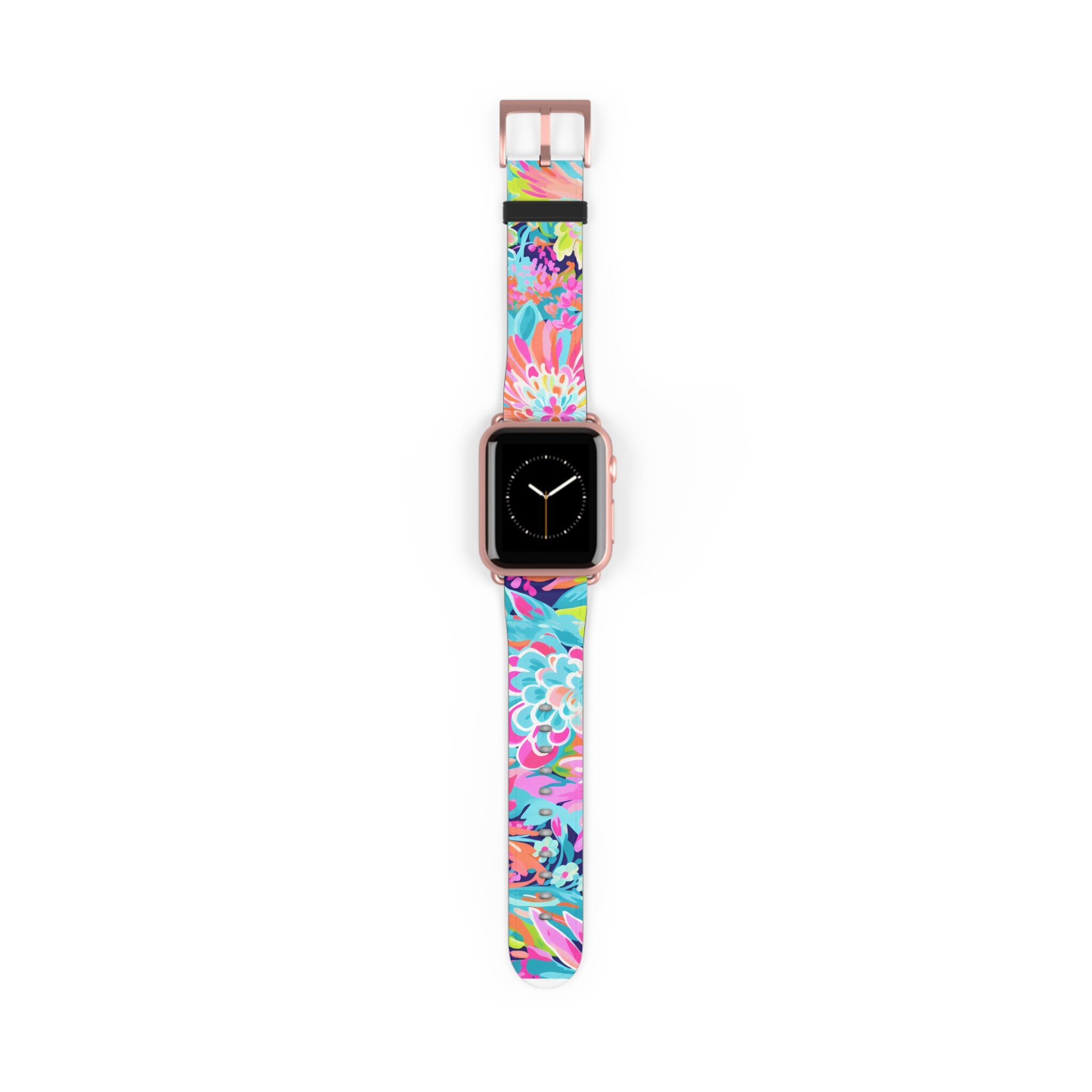 Lilly Inspired Floral Paisley Pattern Apple Watch Band/tropical Island ...