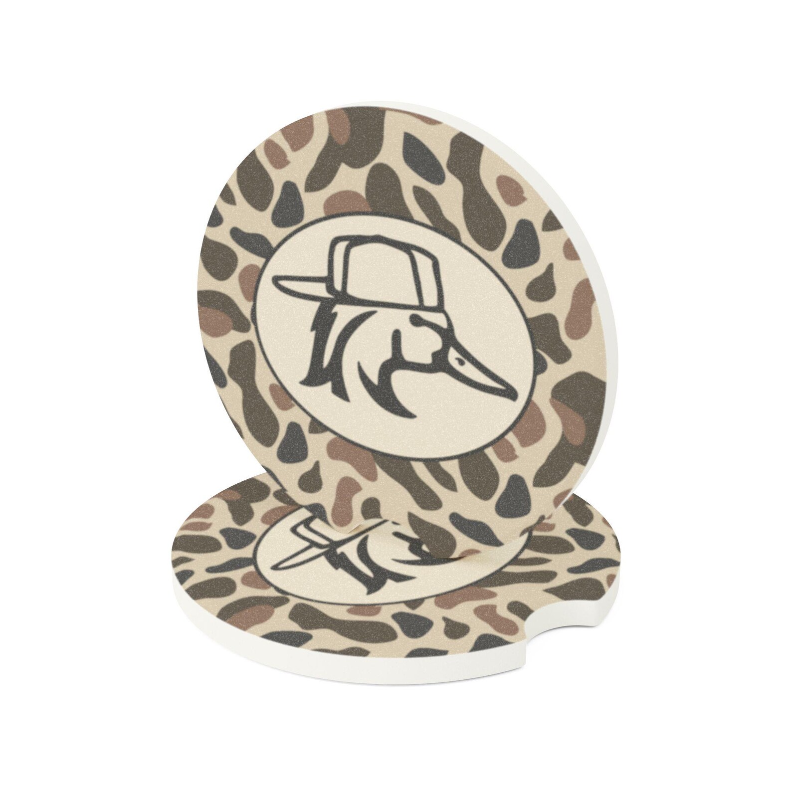 Dixie Camo "redneck Duck" Soapstone Car Coaster: Hunting Gift, Truck ...
