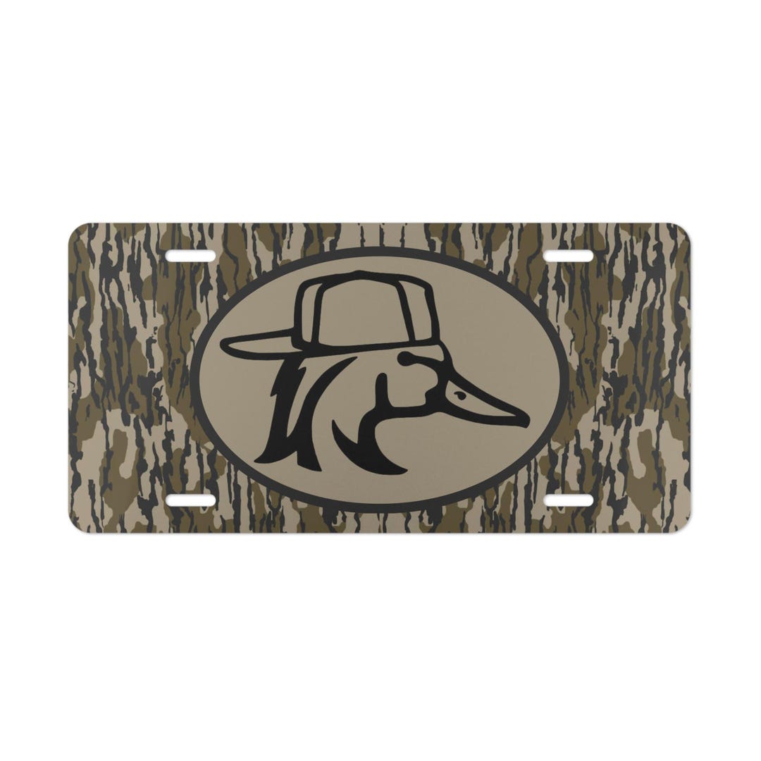 Camo "redneck Duck" Vanity Plate/hunting License Plate/country Life ...