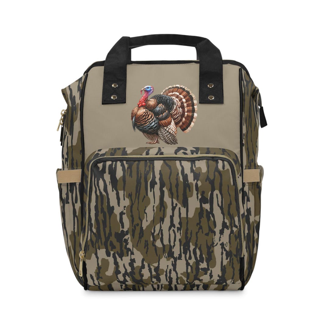 Camo "turkey" Backpack/camo Diaper Bag/game Bird Travel Bag/wild Turkey ...