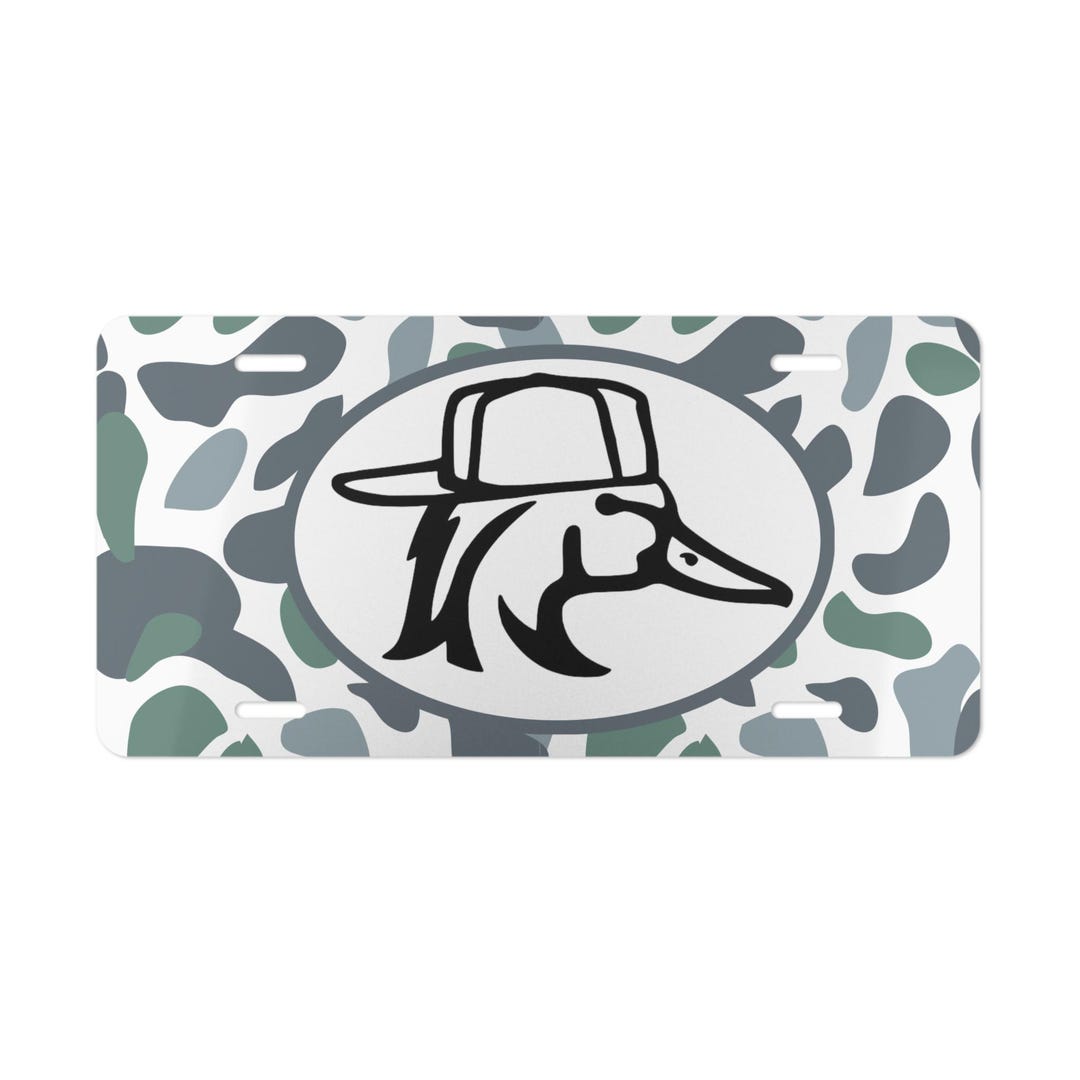 Dixie Girl Camo "redneck Duck" License Plate: Country Life Vehicle Tag ...