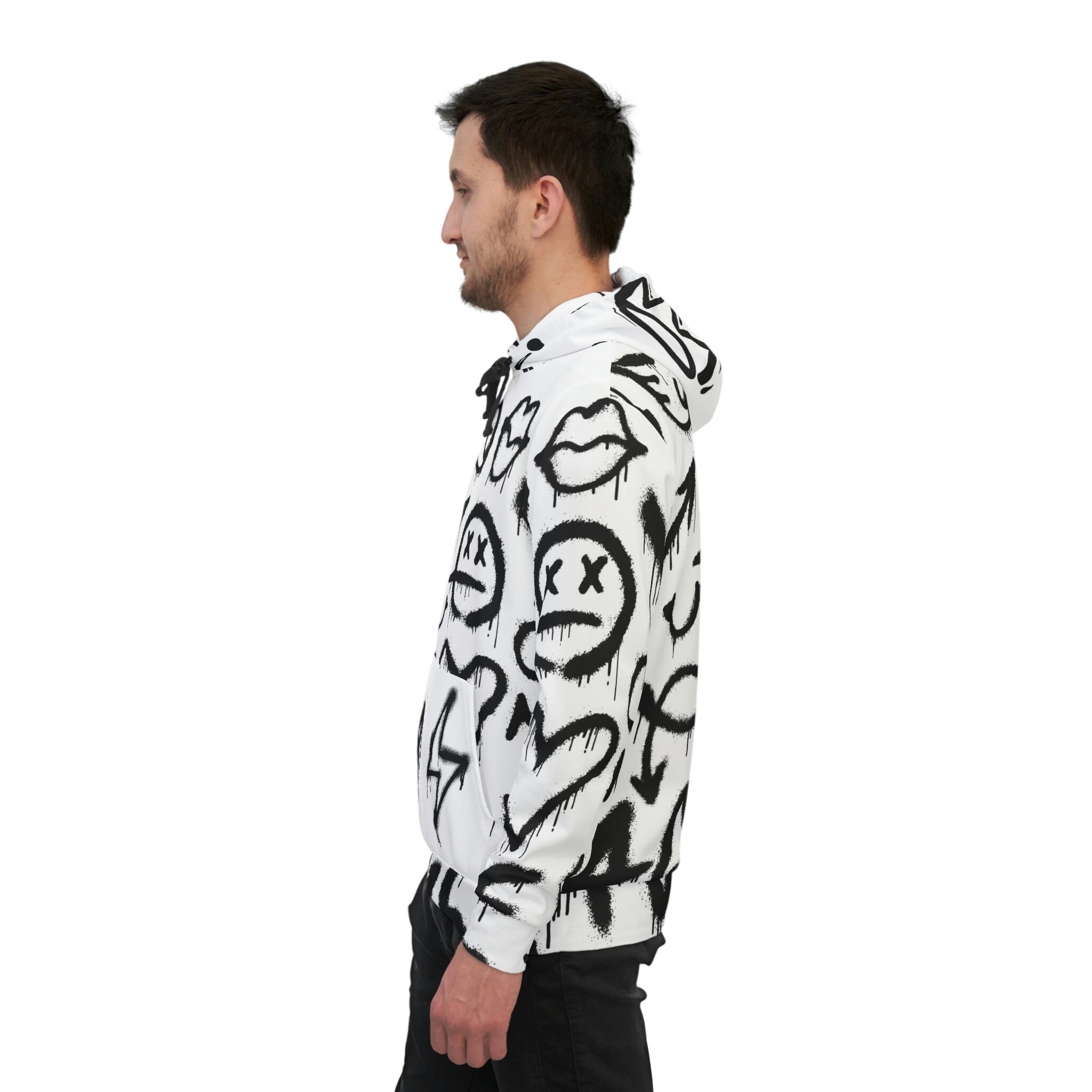 Rebel Graffiti, Street Art Inspired Athletic Hoodie - Etsy
