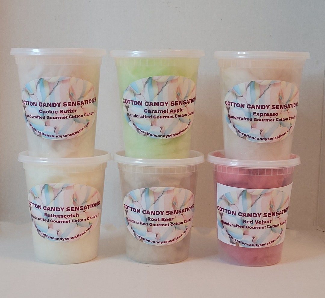 Fresh Gourmet Cotton Candy Caramel Apple, Cookie Butter, Butterscotch ...