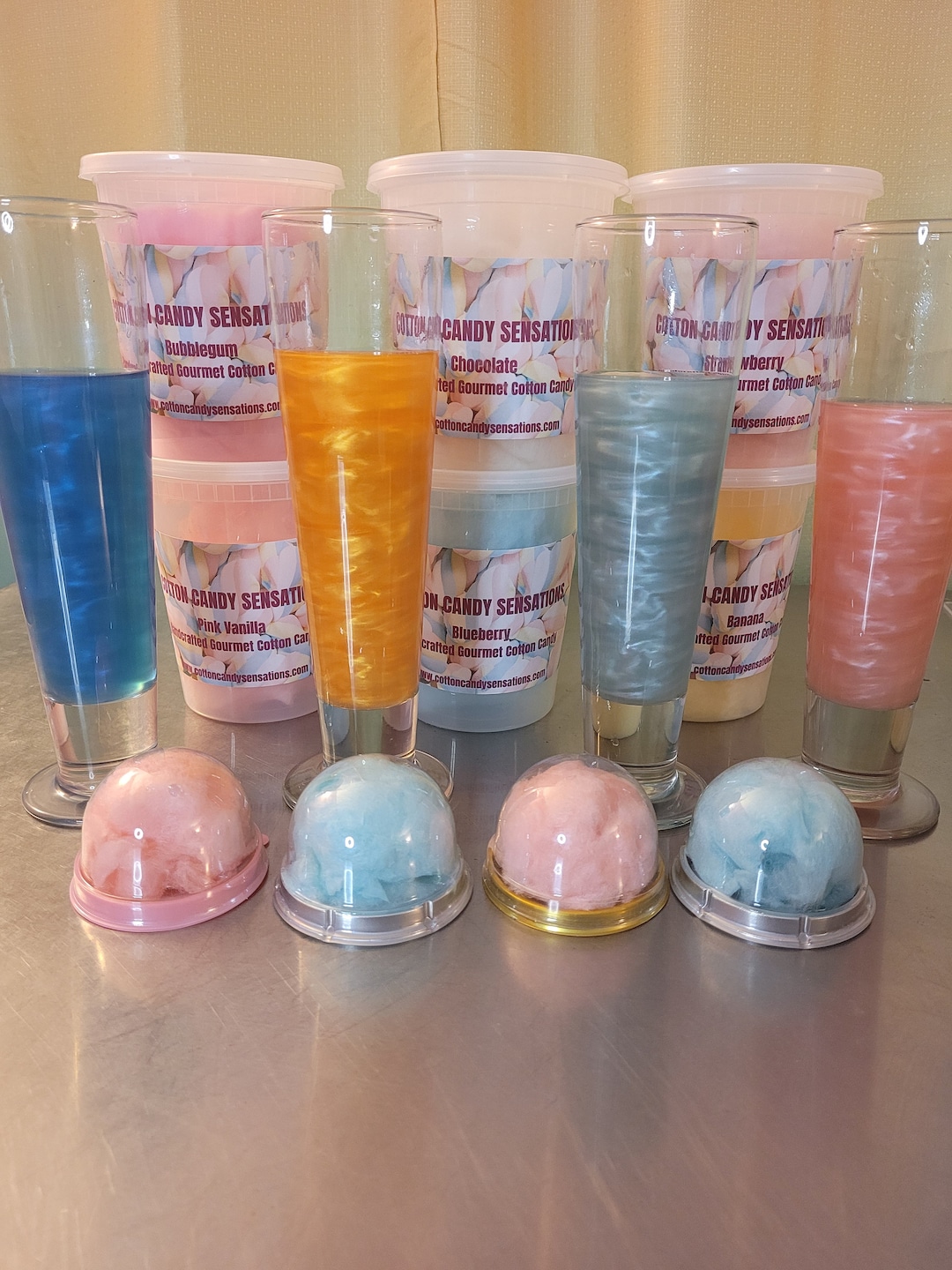 Cotton Candy Glitter Bombs for Drinks - Etsy