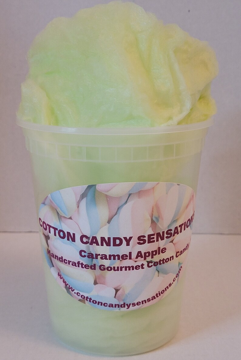 Fresh Gourmet Cotton Candy Caramel Apple, Cookie Butter, Butterscotch ...