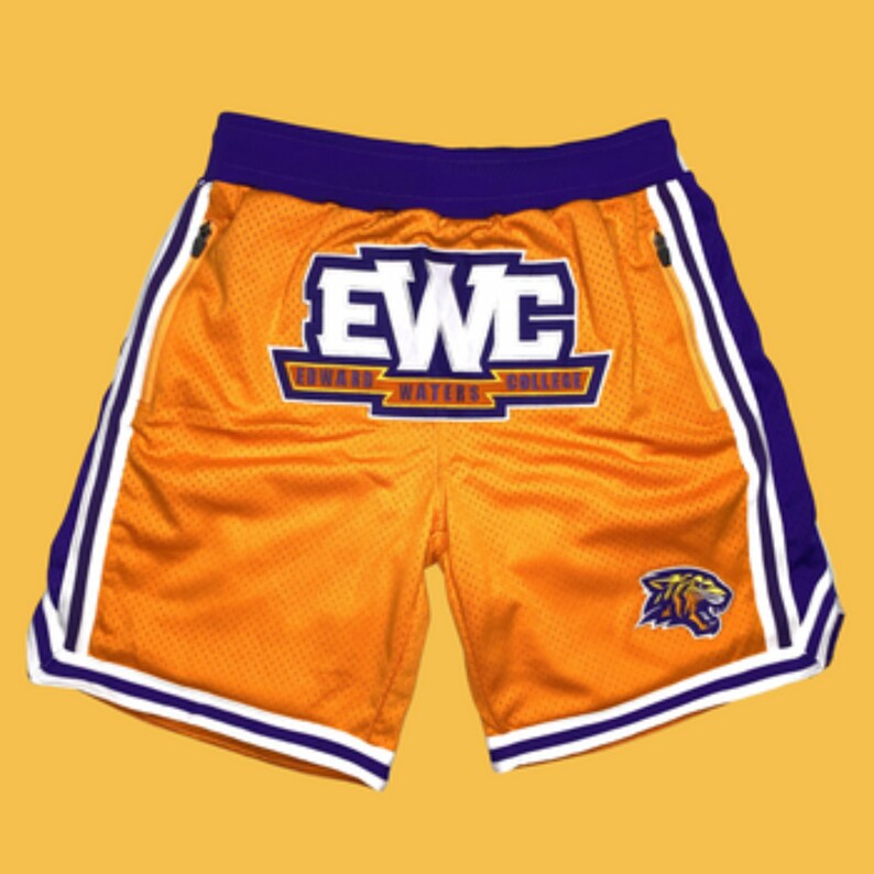 Edward Waters College Athletic Orange Shorts Orange Activewear Workout ...