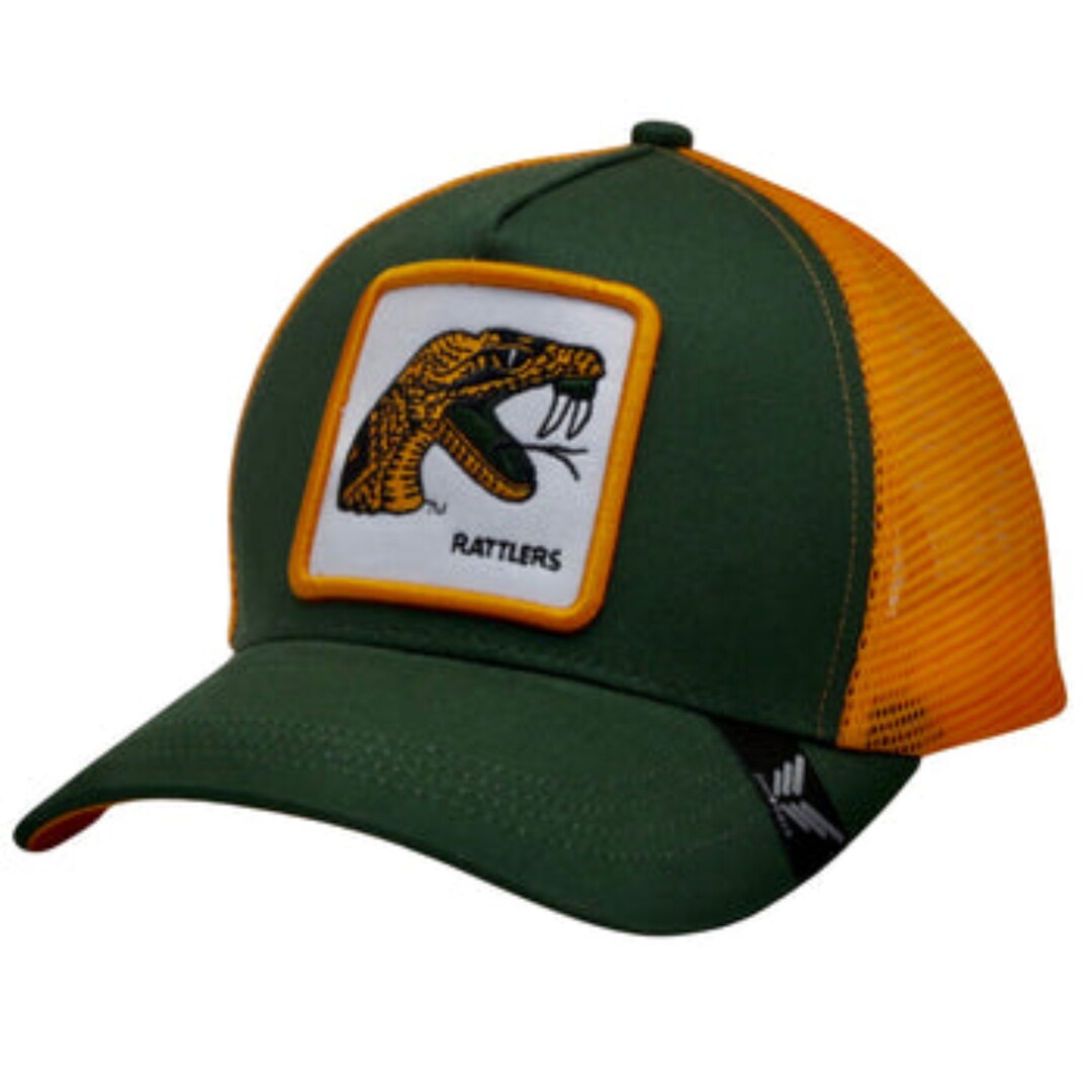 Florida A&M University Rattlers Trucker Men's Pro Standard Green Orange ...