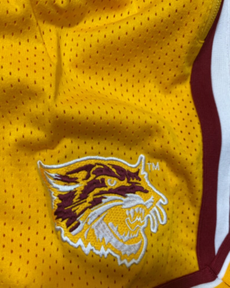 Bethune Cookman University Wildcats Gold Athletic Shorts / Bethune ...