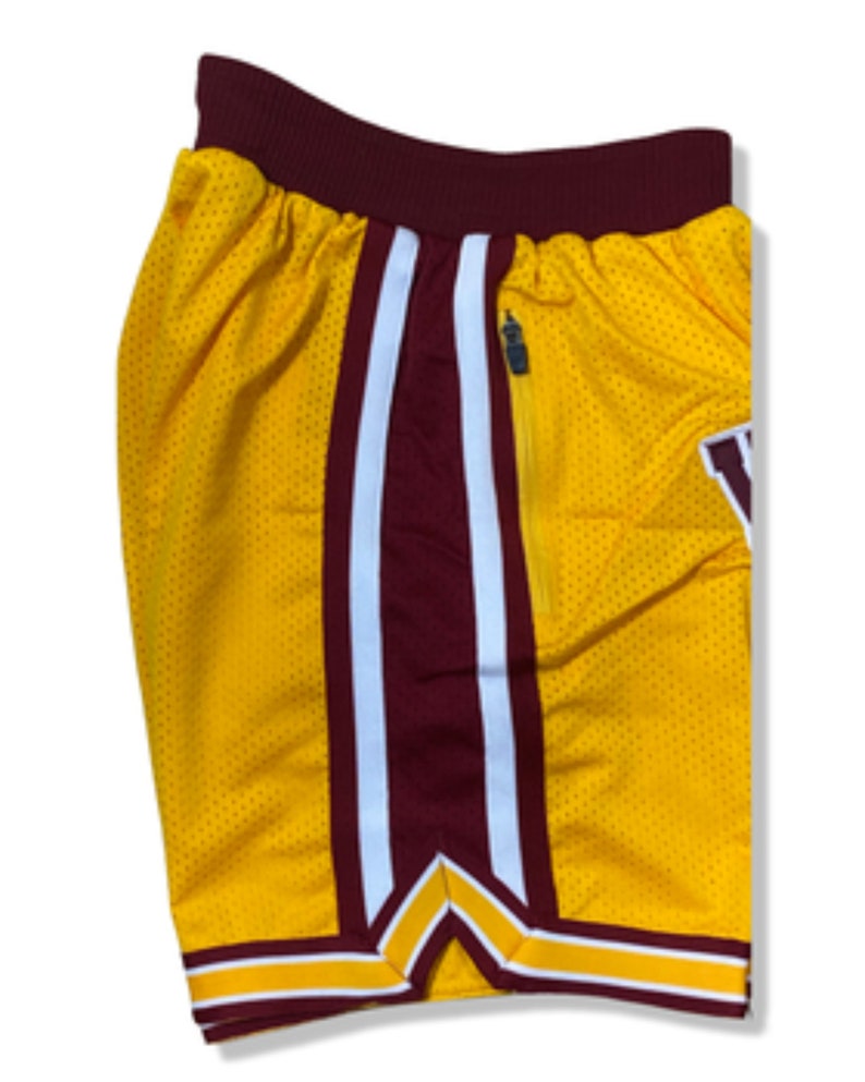 Bethune Cookman University Wildcats Gold Athletic Shorts / Bethune ...