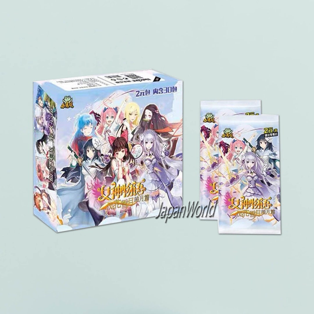 Display 30 Boosters 180 Card Card Waifu Anime Manga Girl Video Game ...