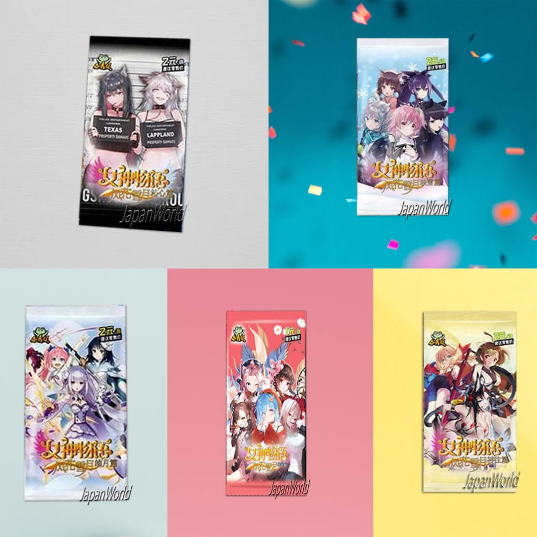 Booster Card Card Pack Waifu Anime Manga Video Game Girl Video Game ...