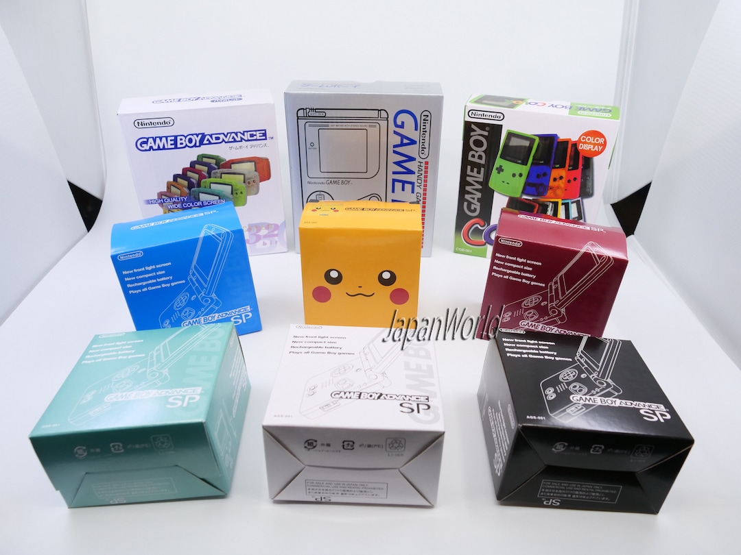 Nintendo Game Boy Portable Console Boxes Game Boy Color Game Boy ...