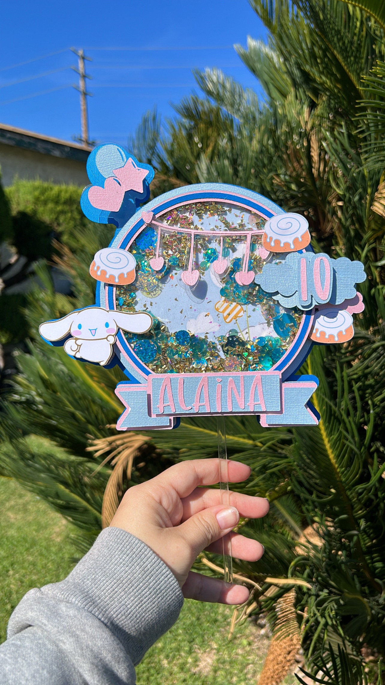 Cinnamon Roll Inspired Cake Topper - Etsy