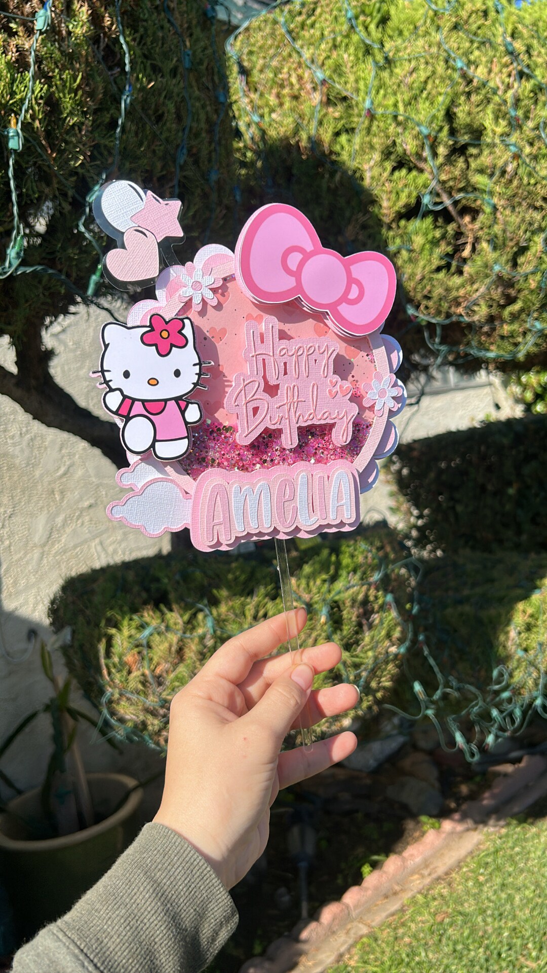 Kitty Topper Pink Hello Kitty - Etsy