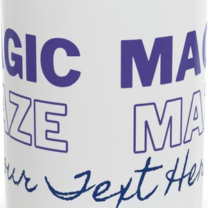 Personalized Magic Maze Mug, Customizable Labyrinth Coffee Cup, Unique ...