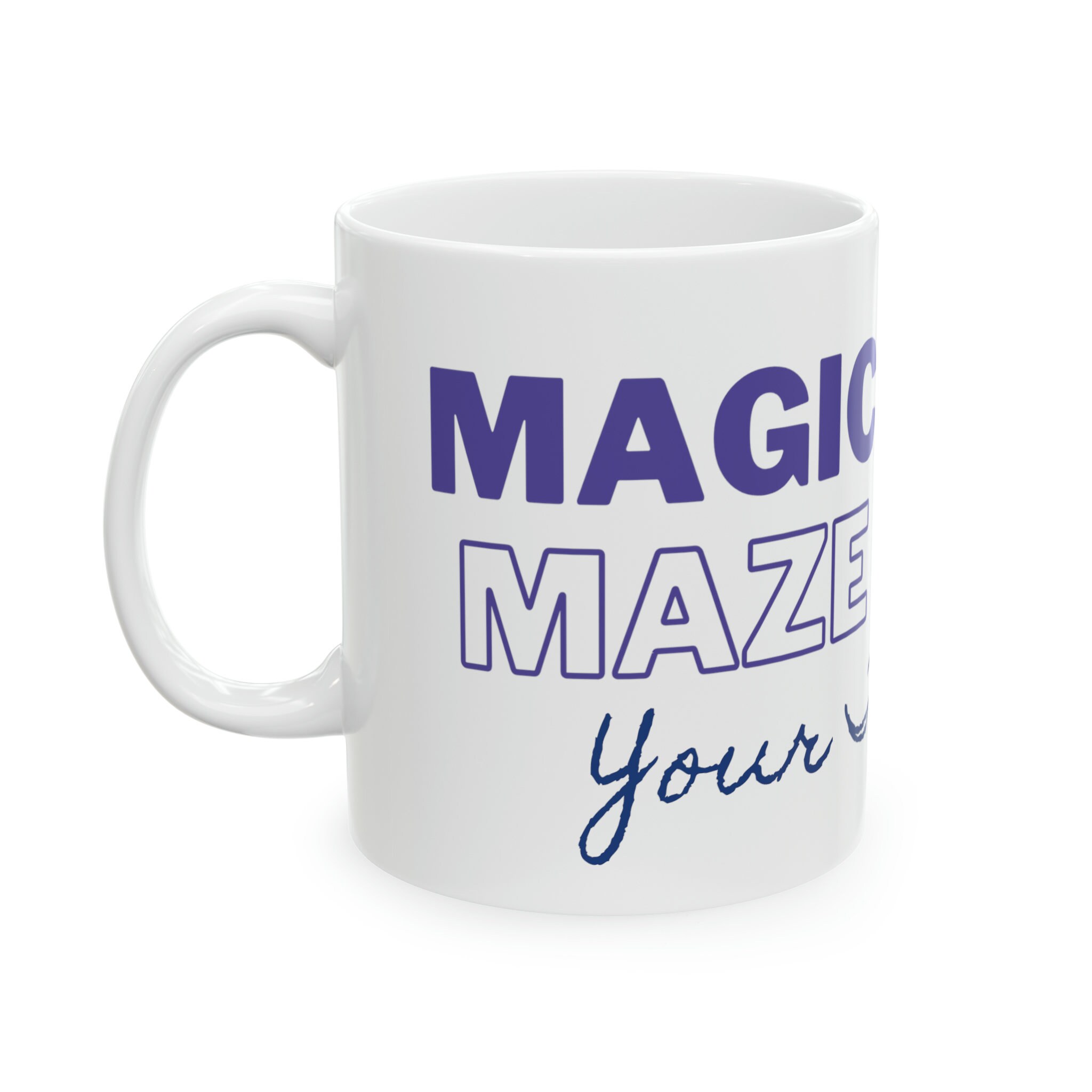 Personalized Magic Maze Mug, Customizable Labyrinth Coffee Cup, Unique ...