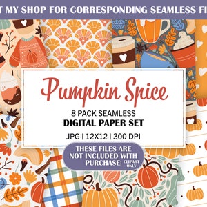 Pumpkin Spice Clipart Bundle, Autumn Clipart for Digital Planners, Fall ...
