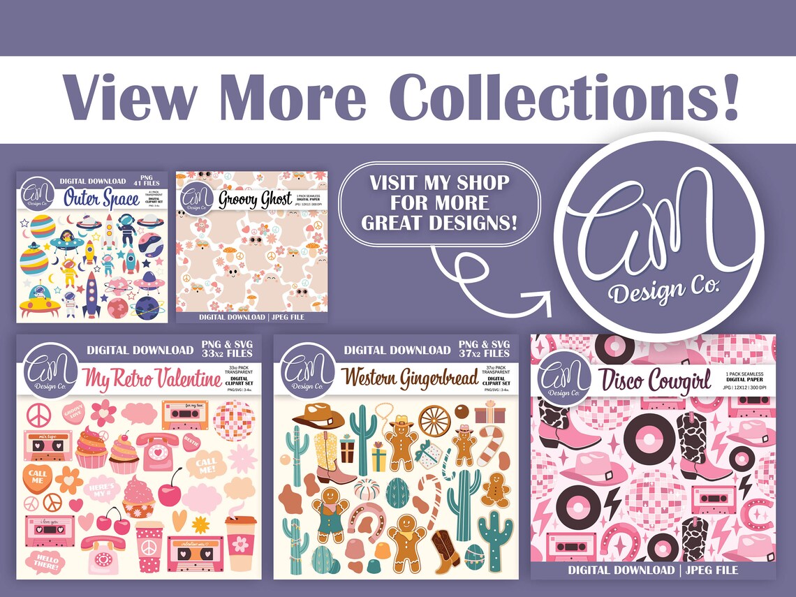 Disco Cowgirl Clipart Bundle, Pink Bachelorette Clipart, Western Rodeo ...