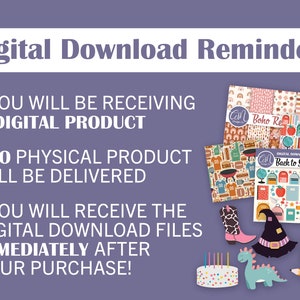 Back to School Digital Paper and Clipart Set, Teacher Clipart ...