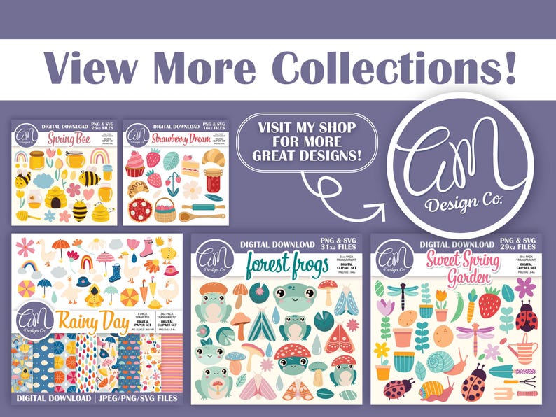Rainy Day Goose Clipart Bundle, Spring Clipart for April Showers ...