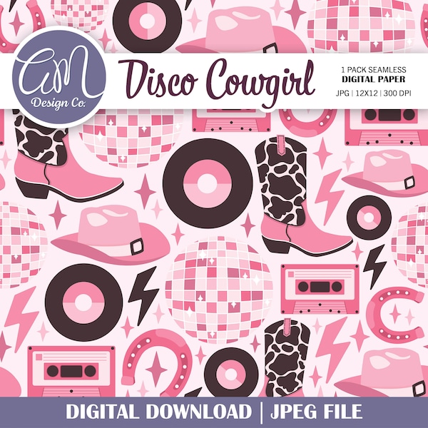 Pink Cowgirl Wallpaper - Etsy