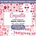 Coquette Clipart Bundle, Strawberry and Cherries Clipart, Coquette ...