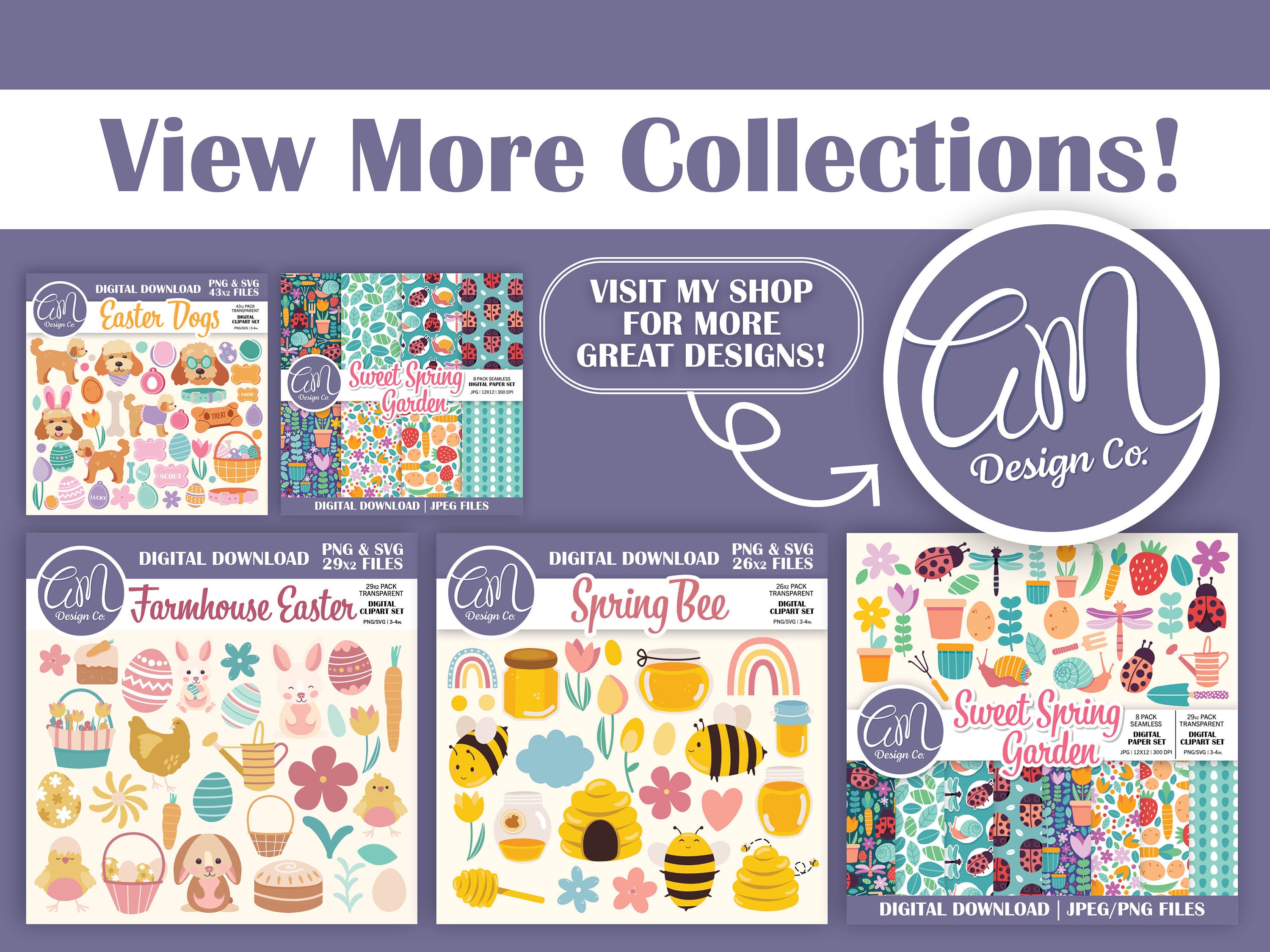 Honey Bee Clipart Bundle, Spring Clipart for First Bee Day, Bumble Bee ...