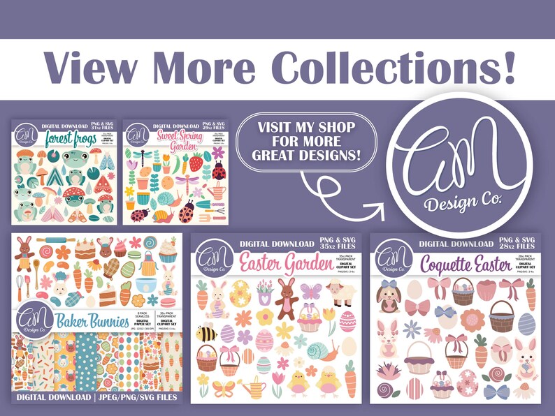 Easter Clipart Bundle, Spring Clipart for Holiday, Boy Digital Files ...