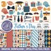 Snow Day Clipart Bundle, Winter Holiday Clipart for Digital Planner ...