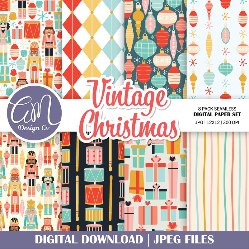 Retro Wall Paper - Etsy