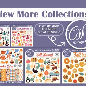 Pumpkin Spice Clipart Bundle, Autumn Clipart for Digital Planners, Fall ...