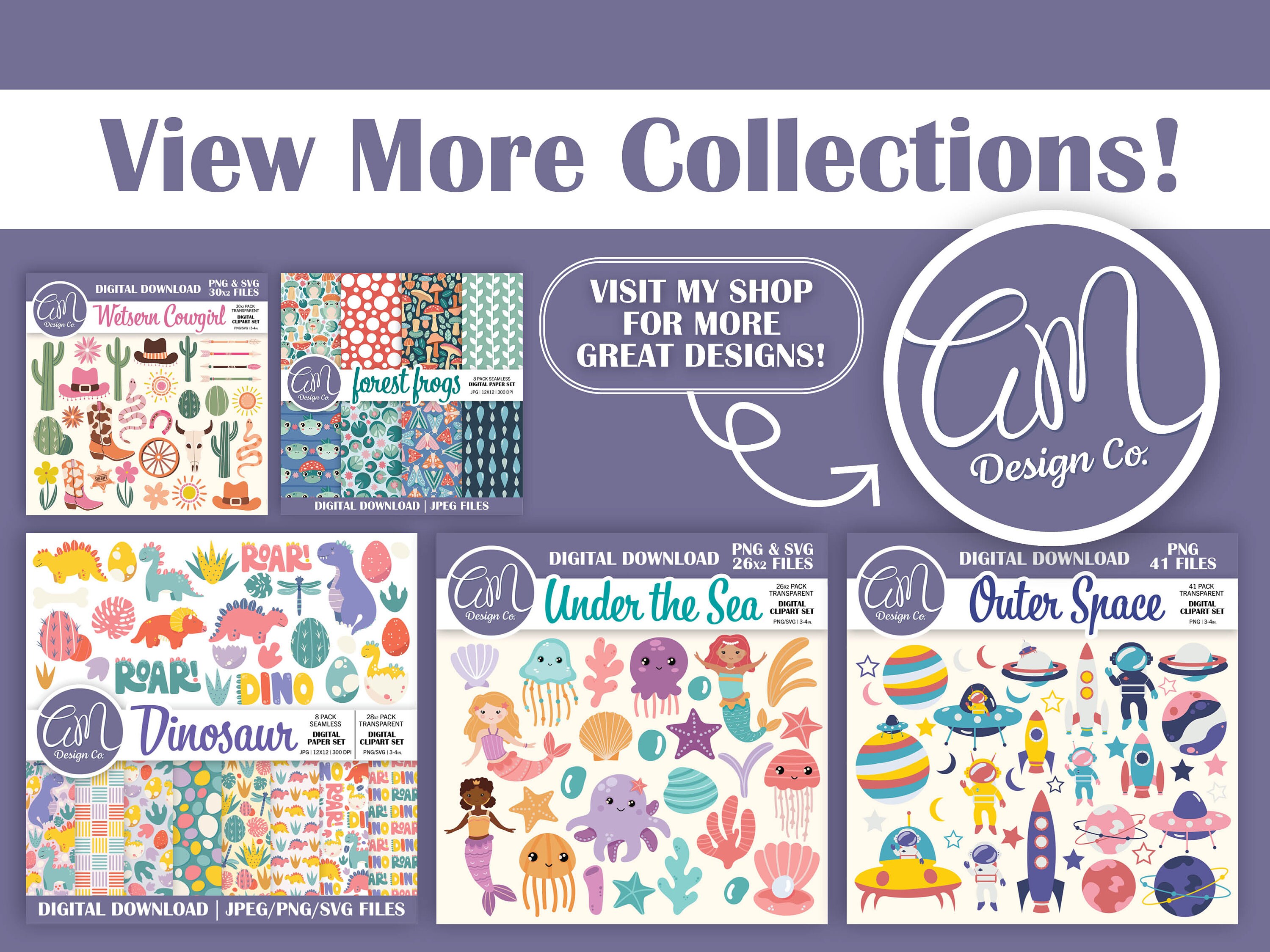 Dinosaur Clipart Bundle, Prehistoric Clipart for Party Invitation ...