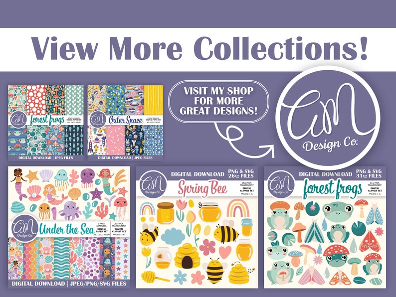 Under the Sea Clipart Bundle, Clipart for Mermaid Invitation, Summer ...