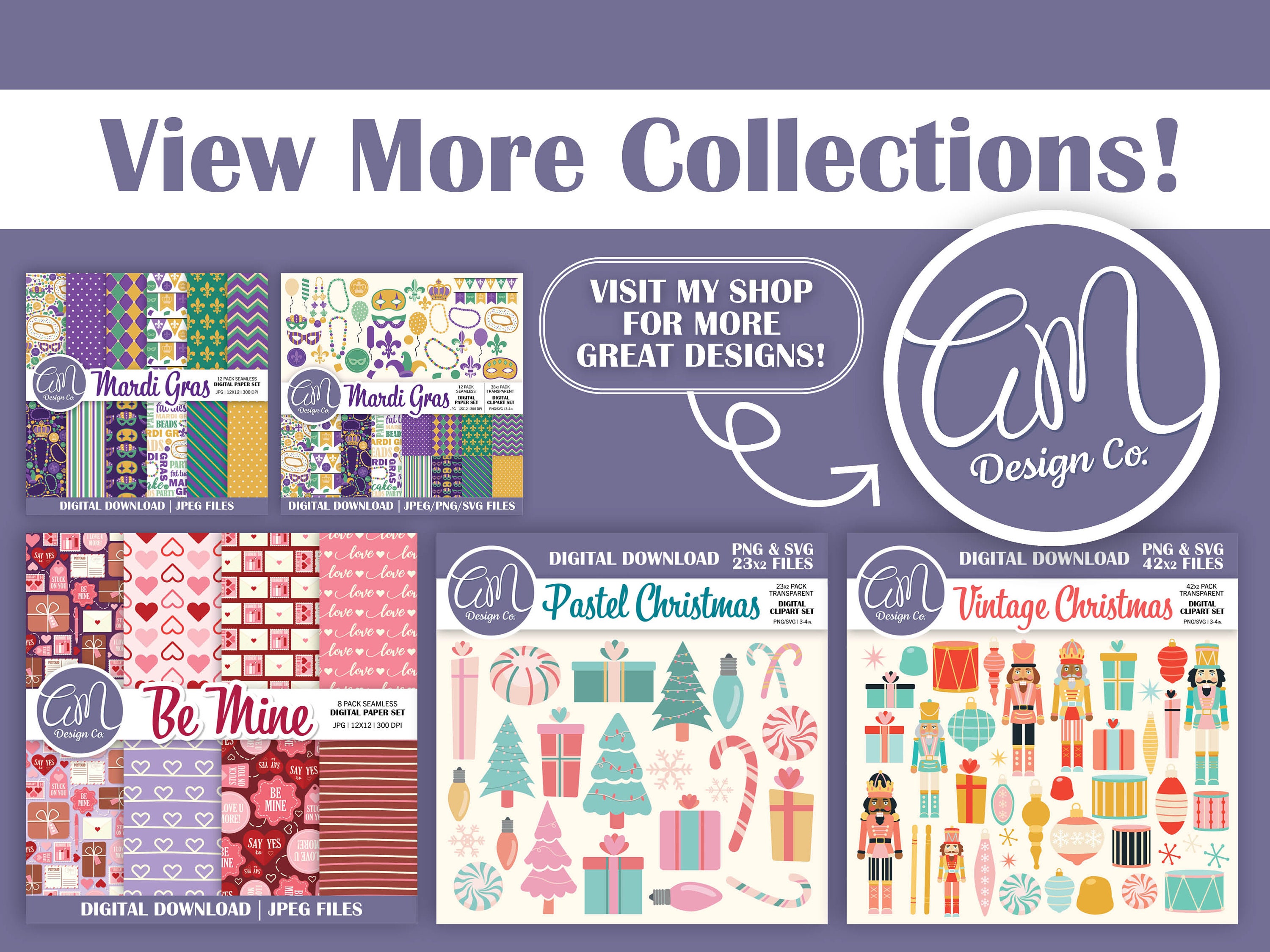 Mardi Gras Clipart Set, Louisiana Fat Tuesday Vector Graphics, Carnival ...