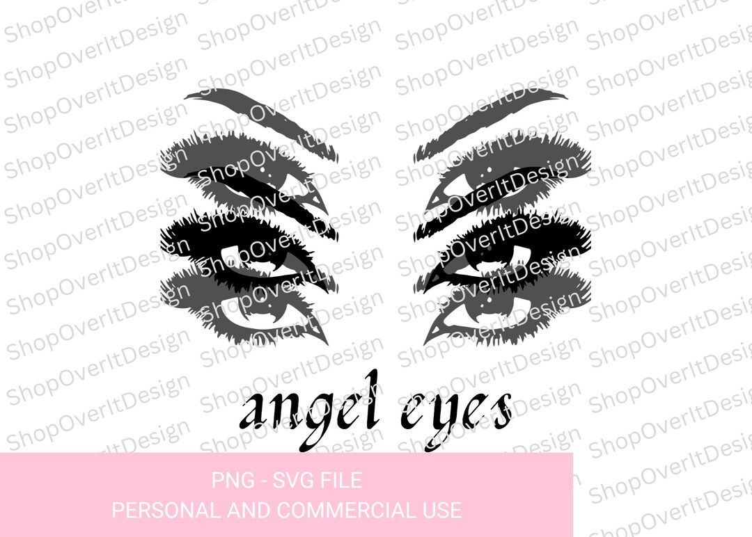 Angel Eyes PNG, SVG - Etsy